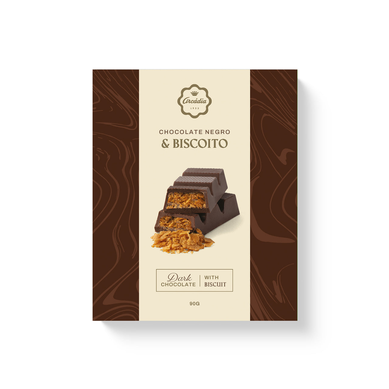 Tablets - Dark Chocolate with Biscuit - Arcádia